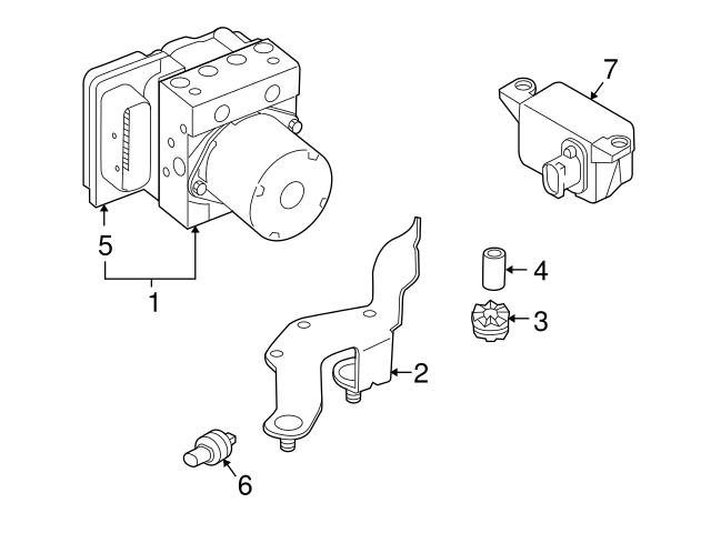 Genuine BMW 23017838936 Brake Fluid Pressure Sensor - BMW
