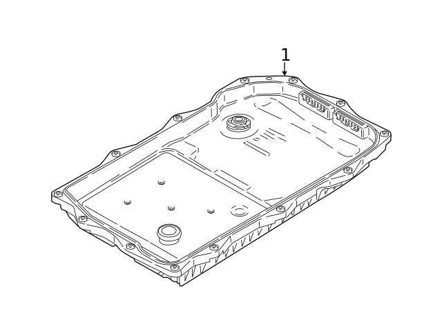 Genuine BMW 24008672573 Auto Trans Oil Pan - BMW