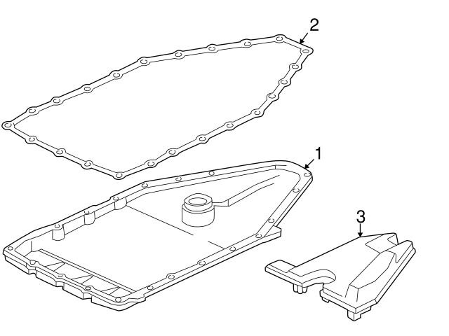 Genuine BMW 24111422146 Auto Trans Oil Pan - BMW