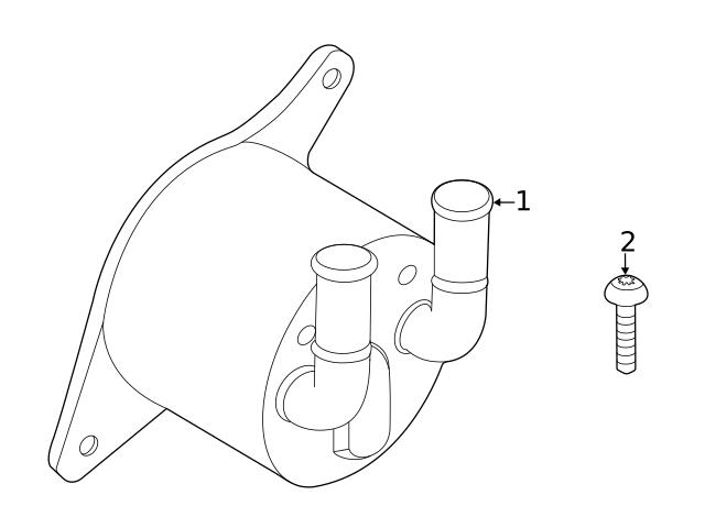 Genuine BMW 24148699905 Auto Trans Oil Cooler - BMW