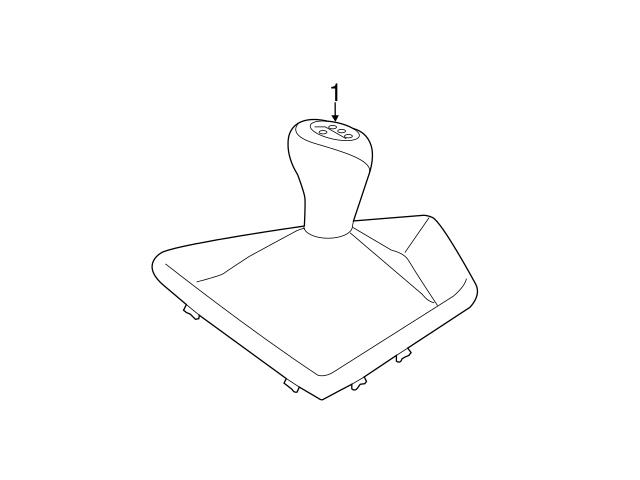 Genuine BMW 25112284555 Manual Trans Shift Knob - BMW