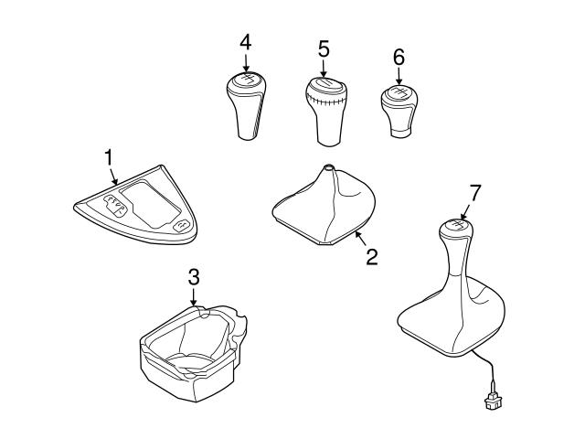 Genuine BMW 25117566267 Manual Trans Shift Knob - BMW | 25113404169 ...