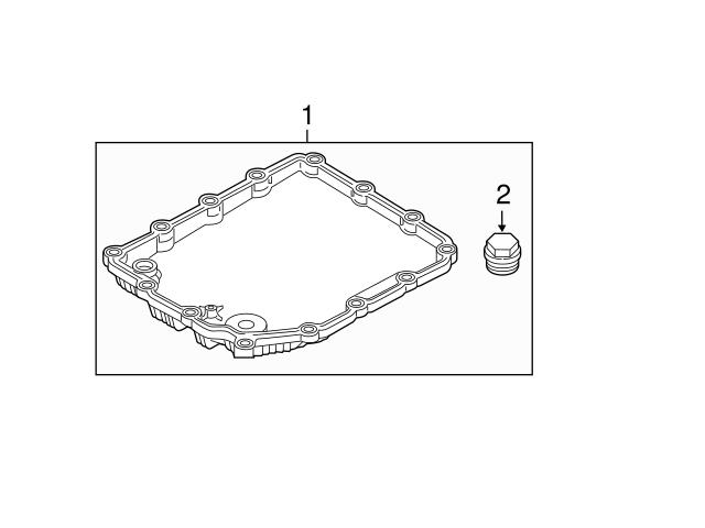 Genuine BMW 28107850241 Auto Trans Oil Pan Drain Plug - BMW ...