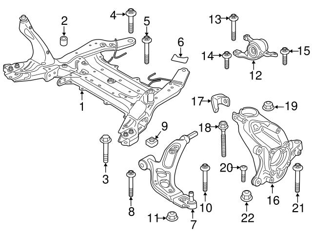 Genuine BMW 31126879843 Control Arm; Front Left - BMW | 31122785113 ...