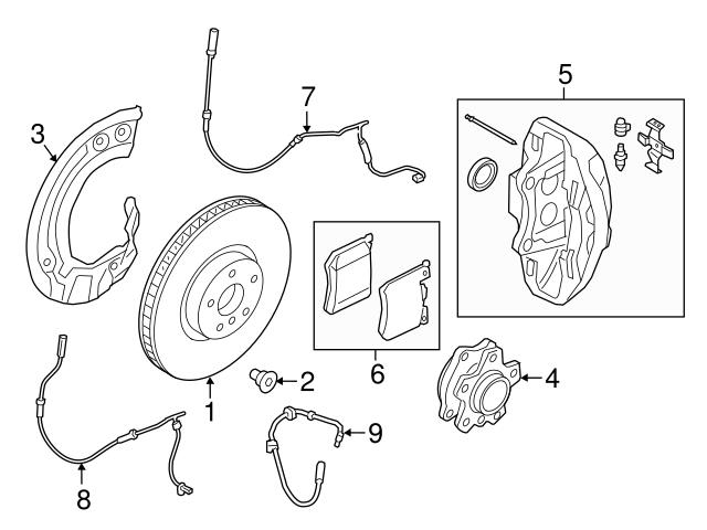 Genuine BMW 31206871193 Wheel Bearing and Hub Assembly; Front Left or ...