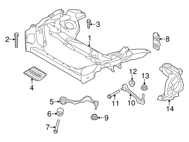 Genuine BMW 31216865144 Steering Knuckle; Front Right - BMW | 31216784866