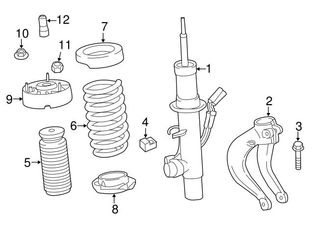 Genuine BMW 31306851880 Strut Bearing; Left, Right - BMW