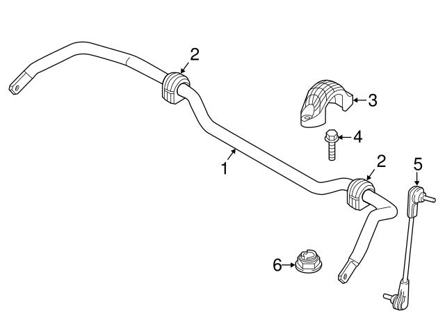Genuine BMW 31306862864 Stabilizer/Sway Bar Link Kit; Left, Right - BMW