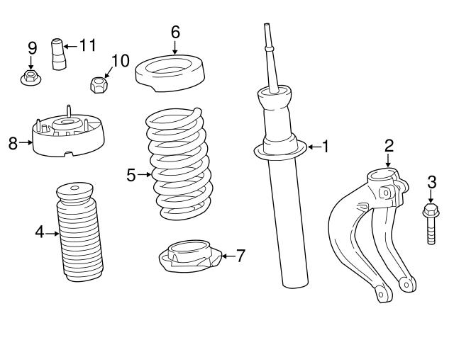 Genuine BMW 31336865132 Strut Bellow; Left, Right - BMW