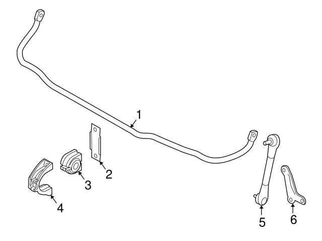 Genuine BMW 31356766509 Stabilizer/Sway Bar Bushing; Front - BMW