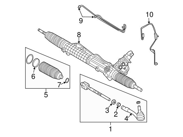 Genuine BMW 32106768755 Power Steering Line - BMW