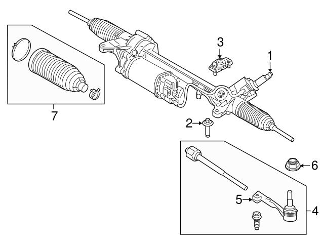 Genuine BMW 32106868685 Tie Rod End - BMW | 32106869536 32106881534