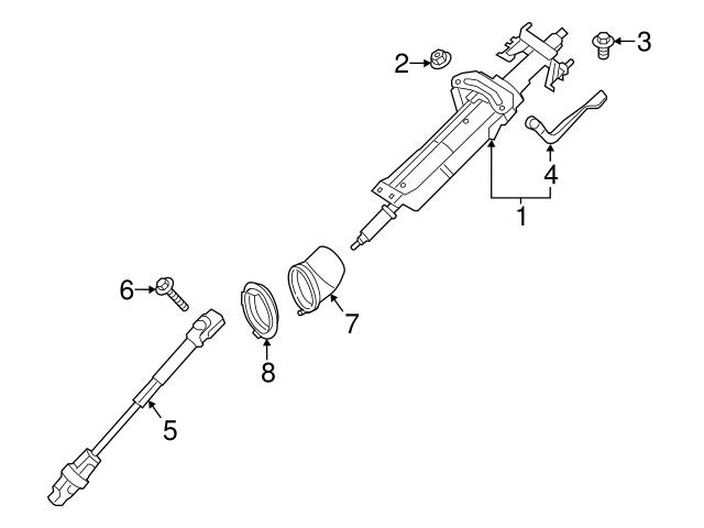 Genuine BMW 32306787334 Steering Shaft - BMW