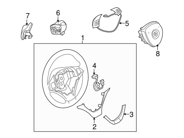 Genuine BMW 32306796758 Steering Wheel Trim - BMW | 32306780674 32306782808