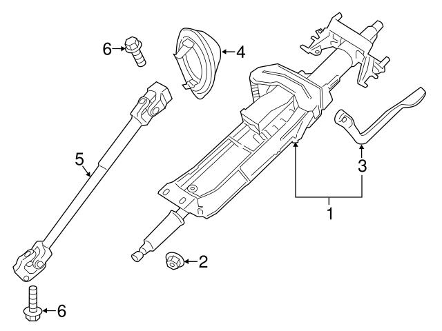Genuine BMW 32306858470 Steering Column Shaft Seal - BMW
