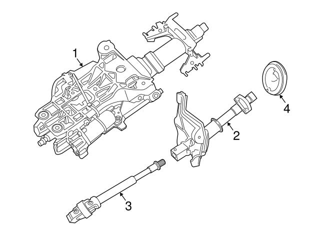 Genuine BMW 32306859833 Steering Shaft Universal Joint; Lower - BMW ...