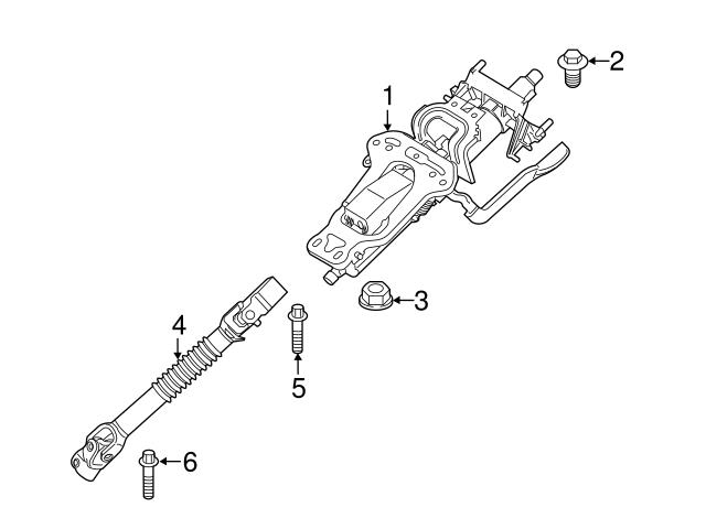 Genuine BMW 32306865653 Steering Shaft - BMW