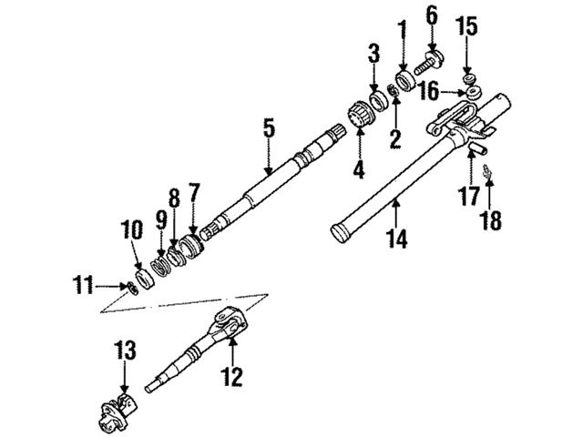 Genuine BMW 32311093025 Steering Column Tube - BMW