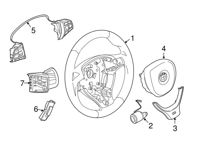 Genuine BMW 32336787441 Steering Wheel Trim - BMW | 32336787442