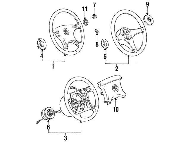 Genuine BMW 32341160901 Air Bag Clockspring - BMW