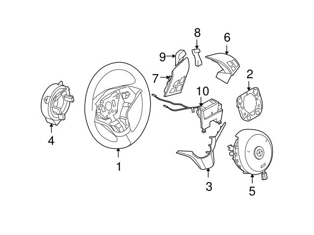Genuine BMW 32347841044 Steering Wheel Trim - BMW | 32342282864 32348037194
