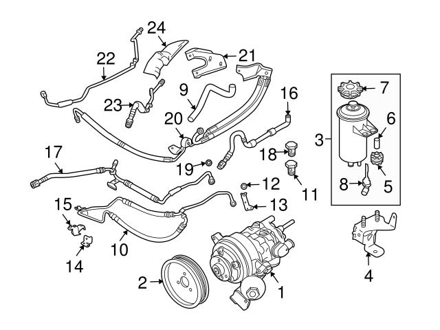Genuine BMW 32411092649 Power Steering Reservoir Cap - BMW