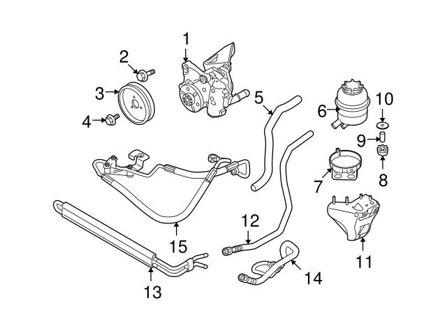Genuine BMW 32416778235 Power Steering Pressure Hose - BMW | 32416771873