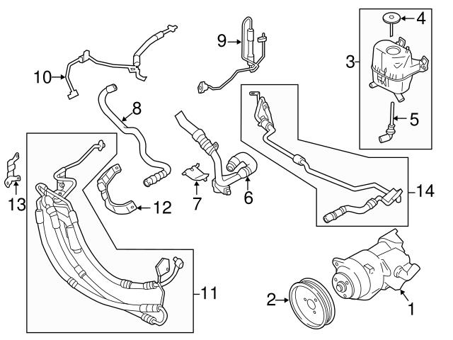 Genuine BMW 32416778534 Power Steering Pressure Hose - BMW