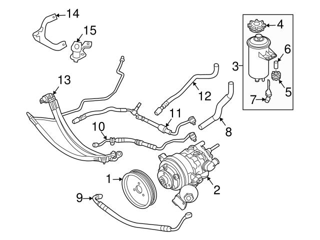 Genuine BMW 32416781747 Power Steering Pressure Hose - BMW | 32416756012