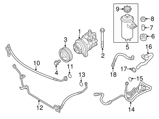 Genuine BMW 32416782286 Power Steering Reservoir - BMW