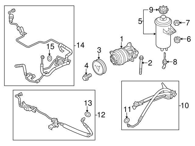 Genuine BMW 32416782376 Power Steering Return Hose - BMW