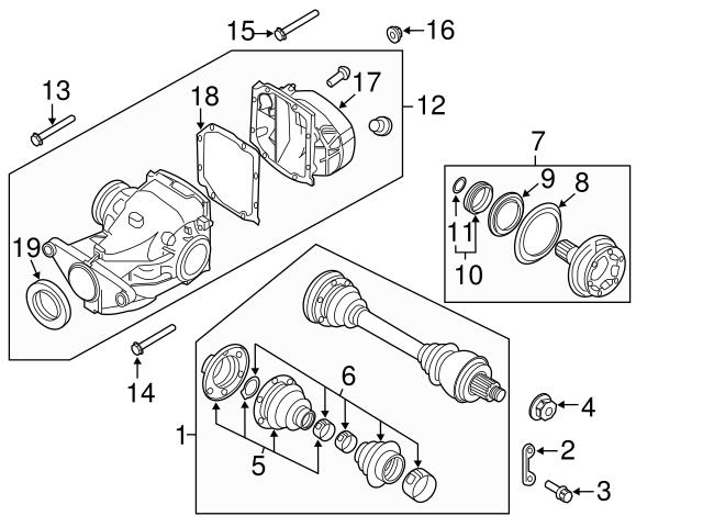 Genuine BMW 33131428250 Axle Shaft; Left, Right - BMW | 33137528026