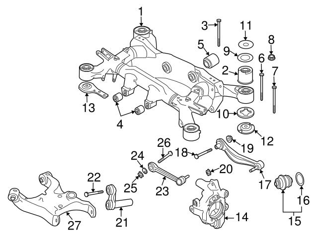 Genuine BMW 33326753107 Control Arm; Rear Left Lower - BMW | 33326770769
