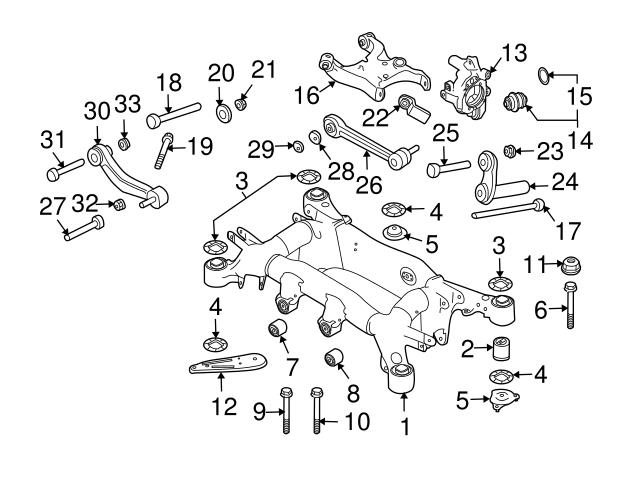 Genuine BMW 33326754558 Control Arm; Rear Right Lower - BMW | 33326770832