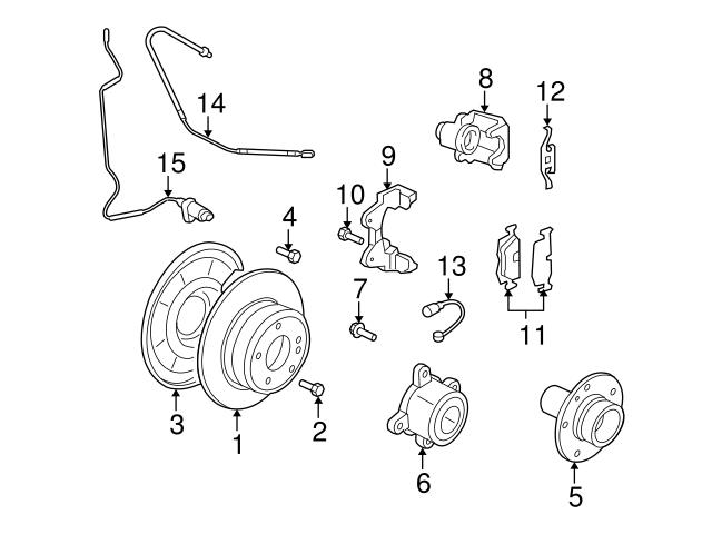 Genuine BMW 33416776205 Wheel Hub; Left, Right - BMW