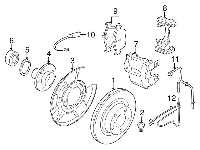 Genuine BMW 33416867261 Wheel Hub; Left, Right - BMW | 33406792366
