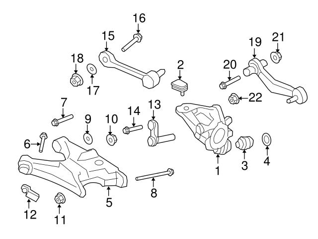 Genuine BMW 33526776376 Control Arm Bumper; Left, Right - BMW
