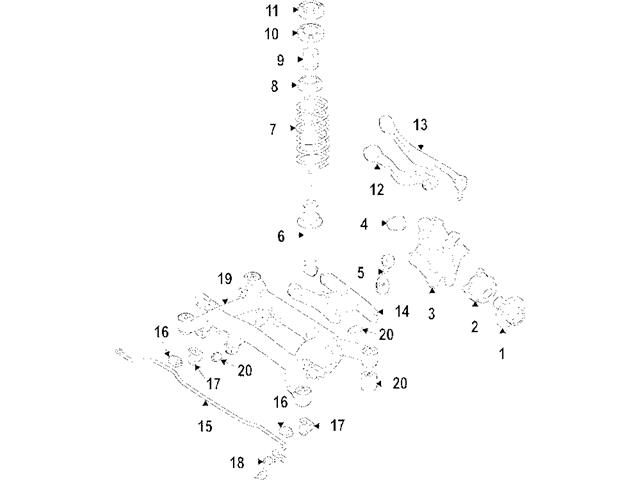 Genuine BMW 33536786659 Coil Spring - BMW