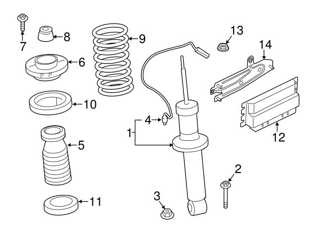 Genuine BMW 33536871818 Shock Absorber Bellows; Left, Right - BMW