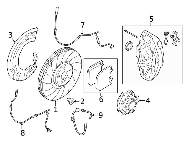 Genuine BMW 34106887658 Disc Brake Rotor; Front Right - BMW