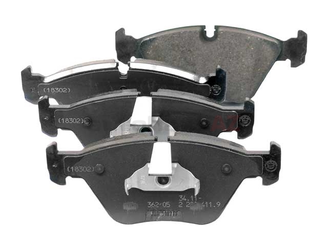 Genuine BMW 34112282416 Brake Pad Set; Front - BMW