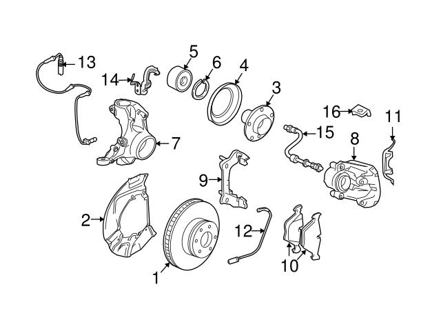 BMW 525xi Brake Caliper For Sale - Genuine BMW