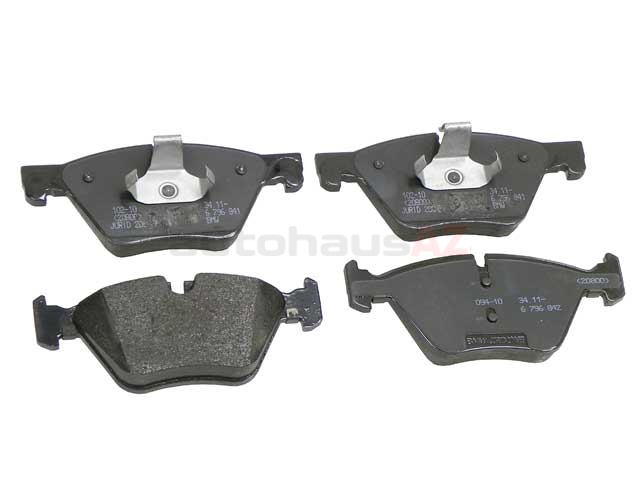 Genuine BMW 34116872632 Brake Pad Set; Front SKU: 128192-BM-34116872632 ...