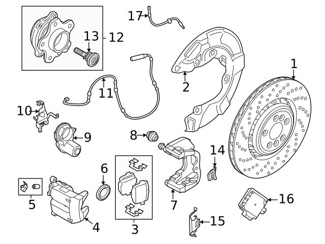 Genuine BMW 34206898494 Disc Brake Rotor; Left, Right | 34206880080