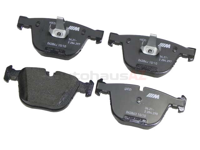 Genuine BMW 34212284296 Brake Pad Set; Rear - BMW