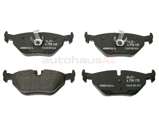 Genuine BMW 34216778168 Brake Pad Set; Rear - BMW | 34211160340 ...
