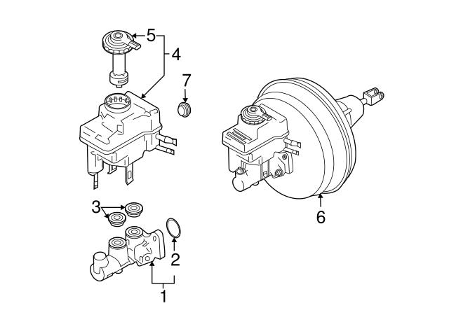Genuine BMW 34333403539 Brake Fluid Reservoir - BMW