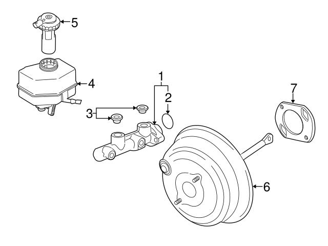 Genuine BMW 34336772697 Brake Master Cylinder Cap - BMW