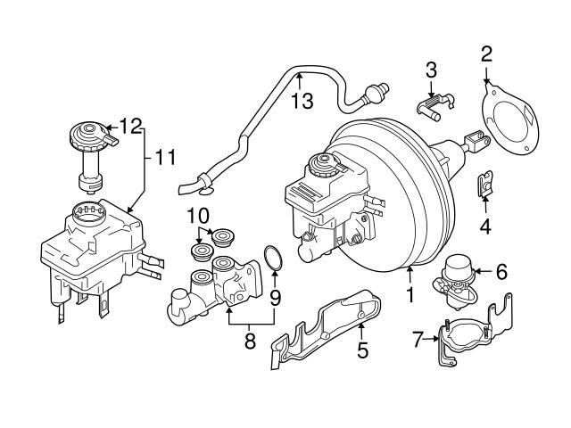Genuine BMW 34336784972 Power Brake Booster/Servo - BMW | 34336766593