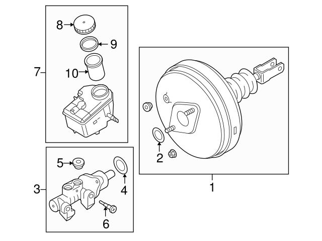 Genuine BMW 34336786750 Power Brake Booster/Servo - BMW